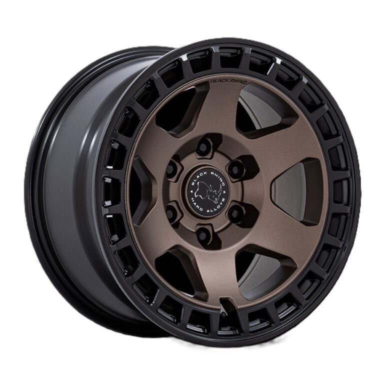 BR022 BAHARI 17X8.5 6X139.7 ET-10 CB106.1 MATTE BRONZE/MATTE BLACK LIP ...