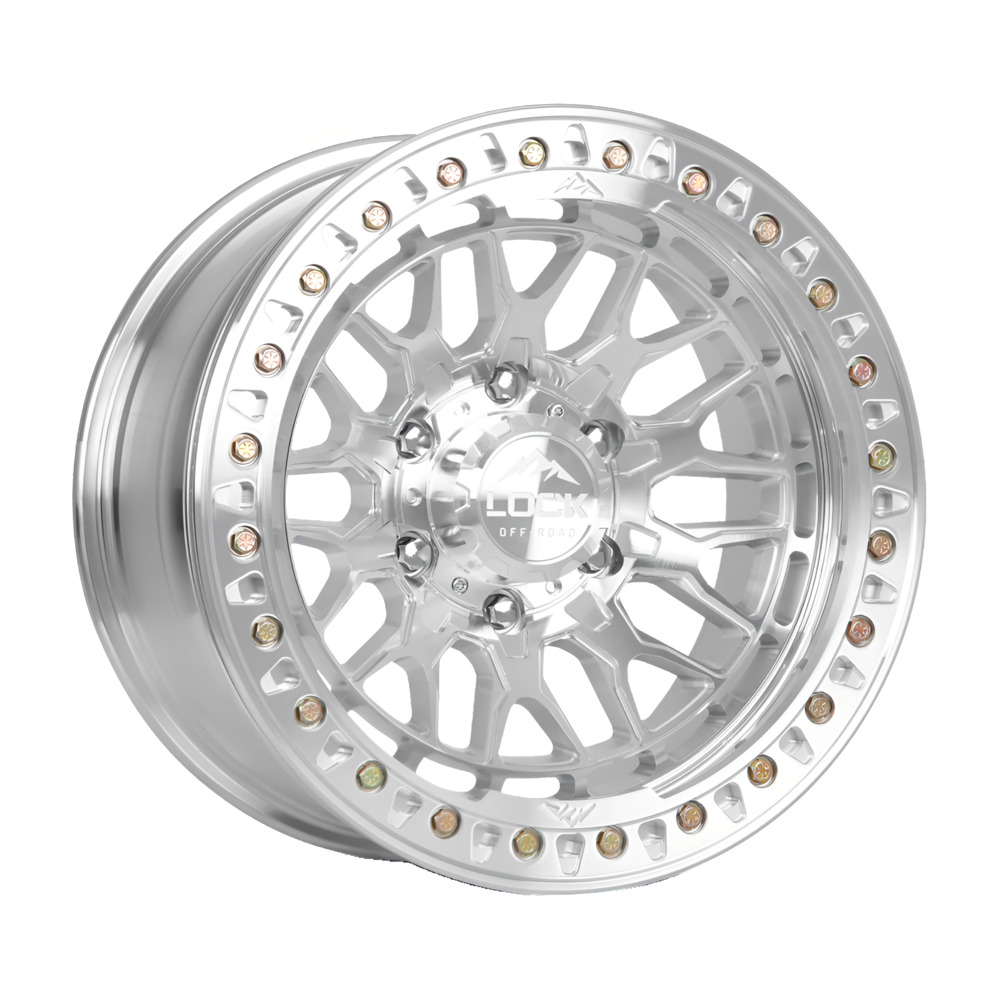 INVADER 17x9 Beadlock 6x139.7 ET00 Raw Machined Wheel